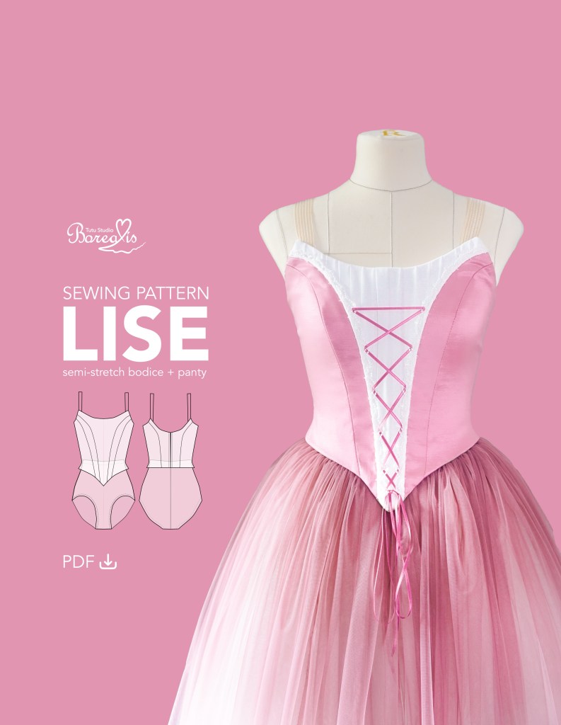 SEWING PATTERN | LISE Semi-Stretch Ballet Bodice +panty - Tutu Studio ...
